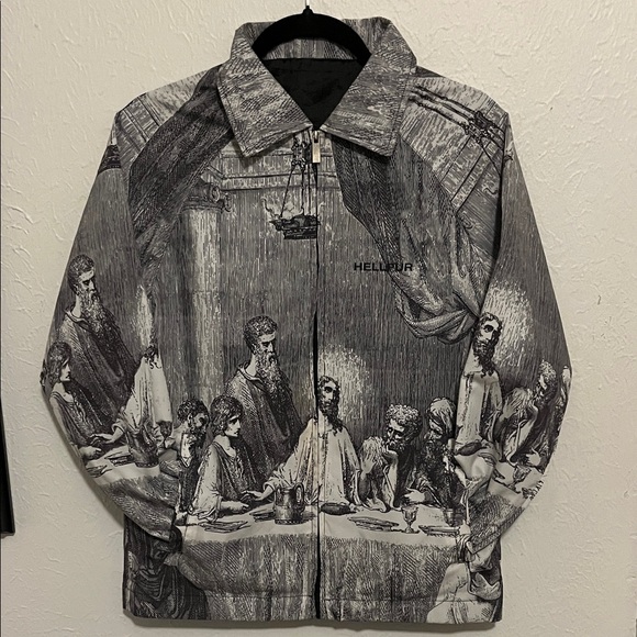Razor | Jackets & Coats | Razor Black And Gray Graphic Mens Jacket ...